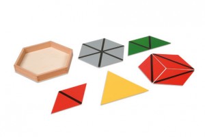 Constructive Blue Triangles - Montessori Design