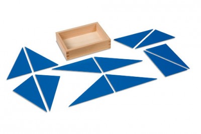 Constructive Blue Triangles - Montessori Design