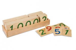 Nienhuis Wooden Number Cards
