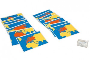 Four Maps of Europe - Montessori Design