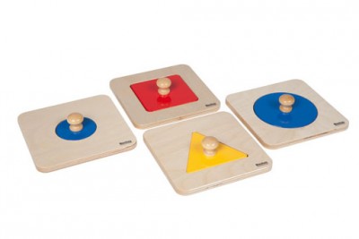 Single Shape Puzzle Set - Montessori Design